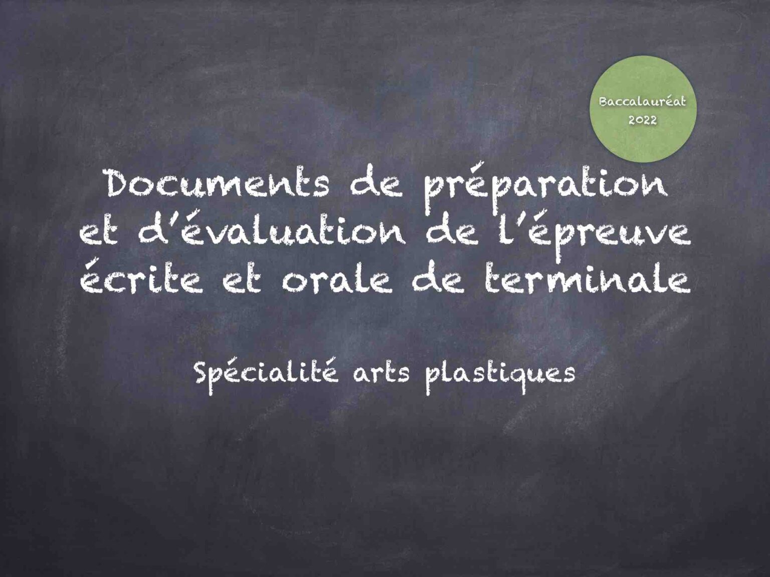 Documents de préparation et d’évaluation de l’épreuve écrite et orale ...