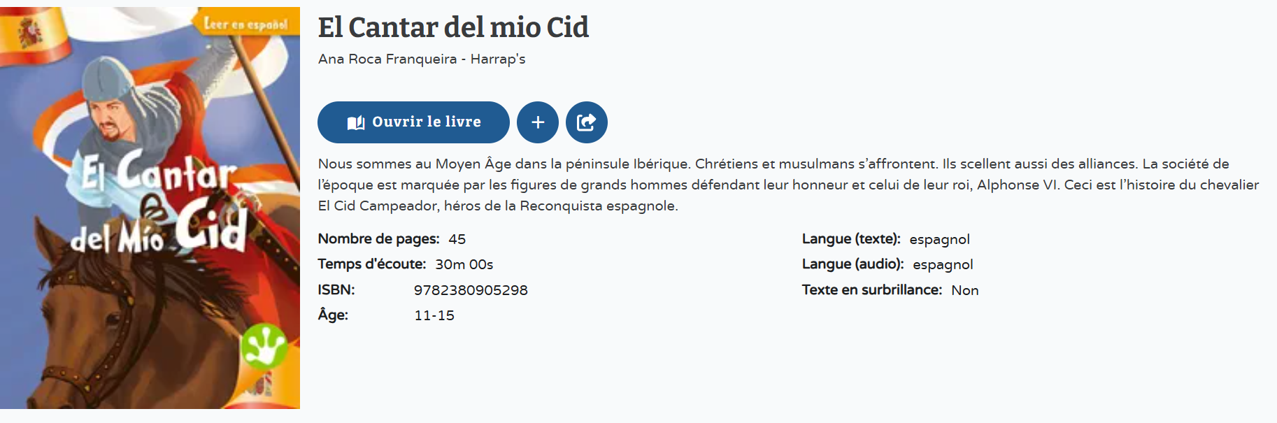 SONDO – Site disciplinaire – Espagnol
